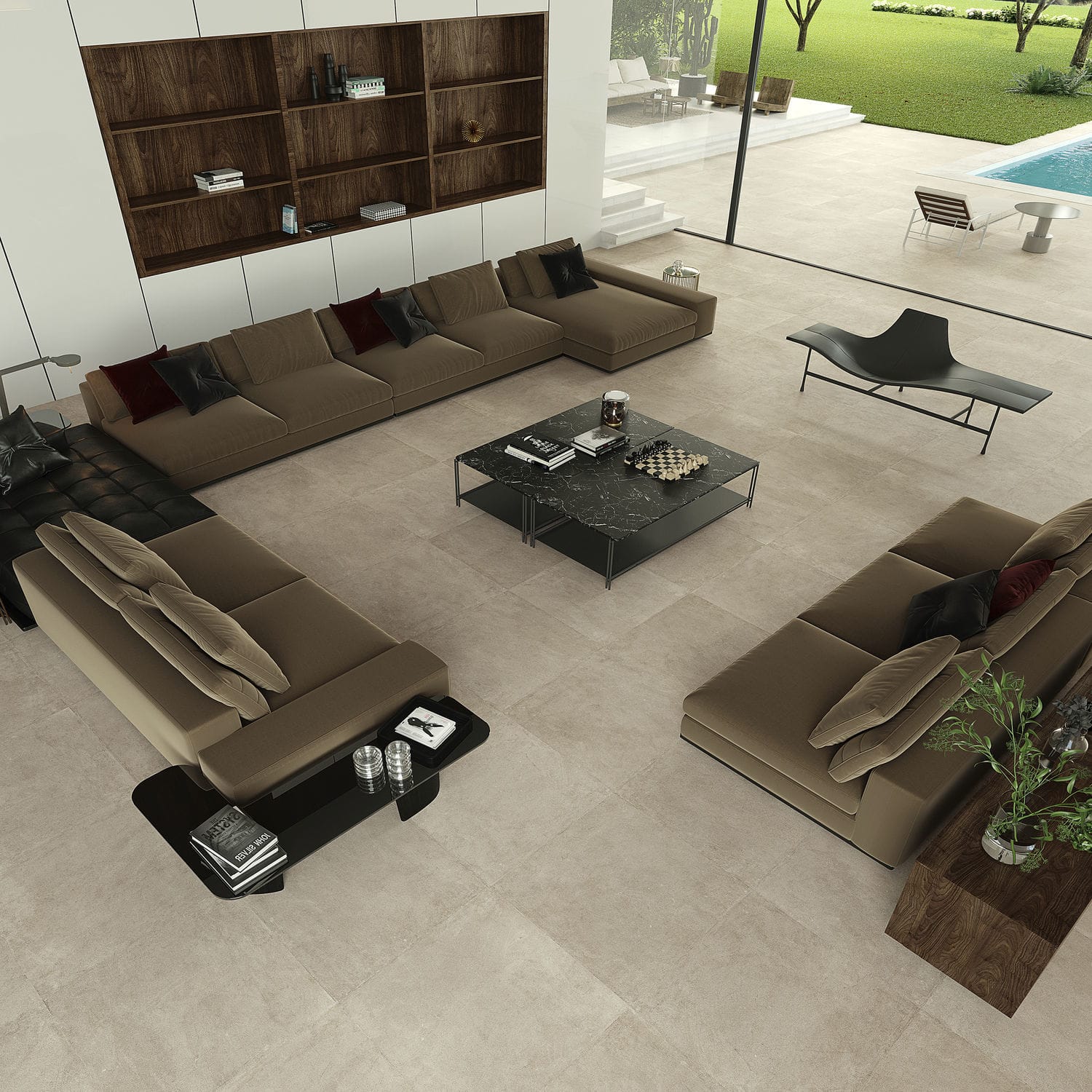 Porcelain stoneware tile - WARM - Cerámica Mayor - ceramic / matte / indoor