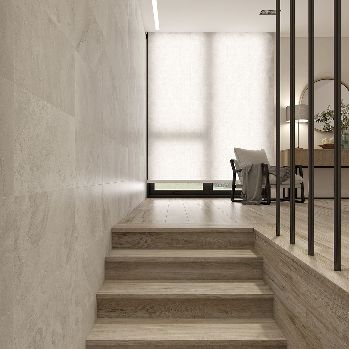 Porcelain stoneware tile - NORDIC - Cerámica Mayor - ceramic / matte ...