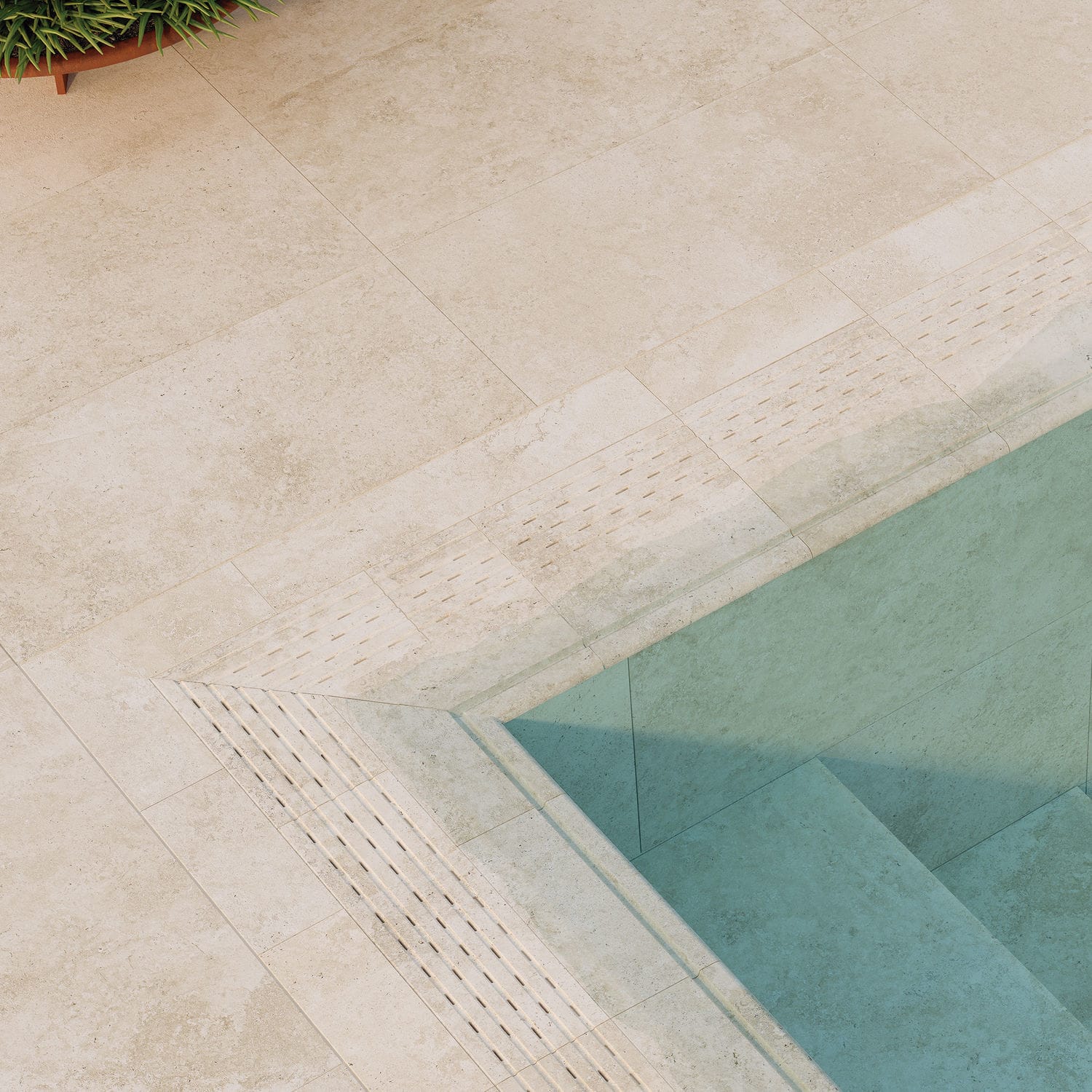 Porcelain stoneware swimming pool coping - ARUBA - Cerámica Mayor ...