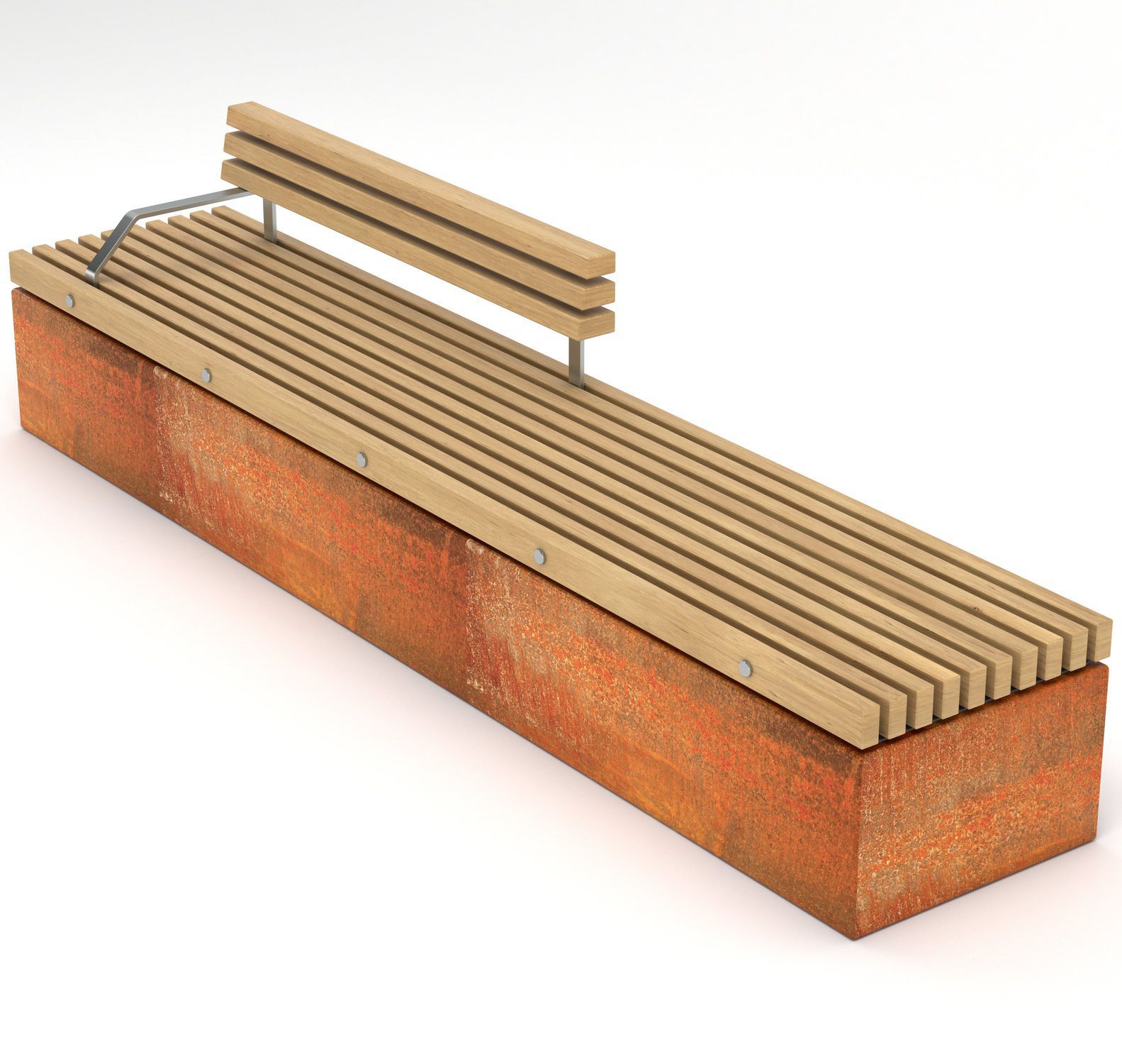 Contemporary public bench - SOCA BOX BASE - Factory Street Furniture ...