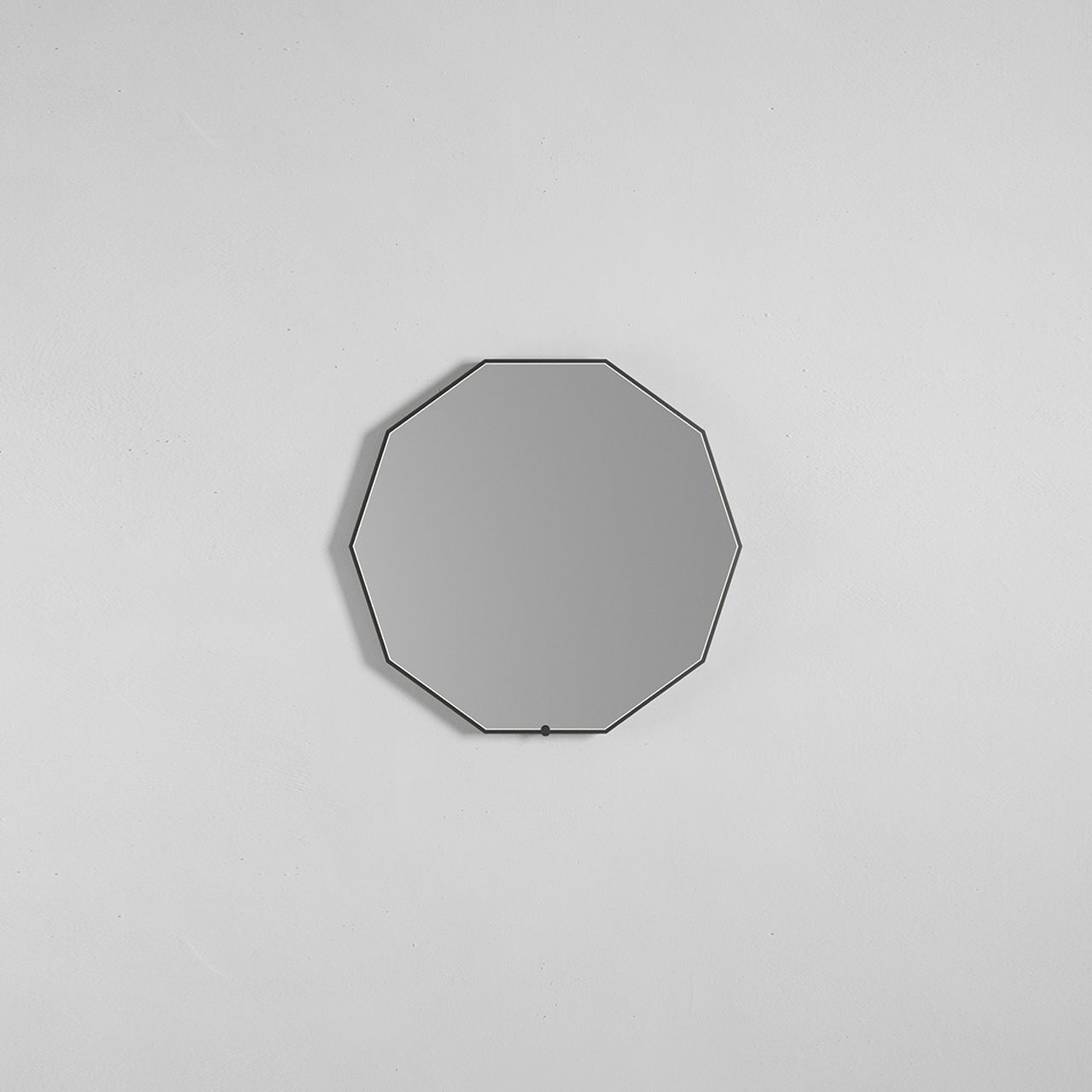 Wall-mounted mirror - Decem - Rexa Design - contemporary / round / metal