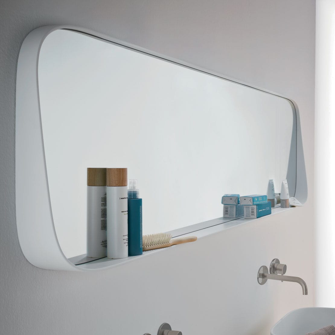 Wall-mounted mirror - Fonte - Rexa Design - contemporary / rectangular ...