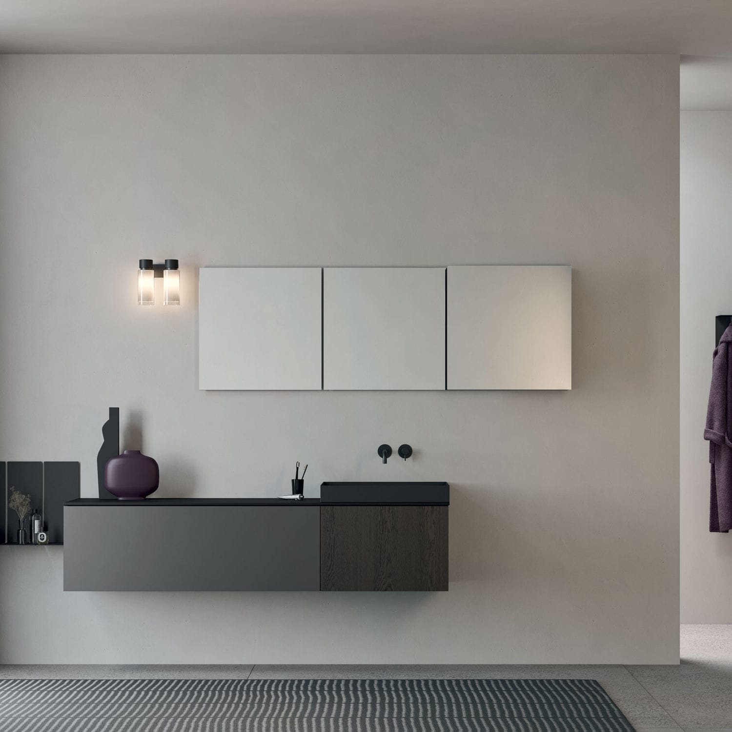 Wall-mounted mirror - Hide - Rexa Design - contemporary / square ...