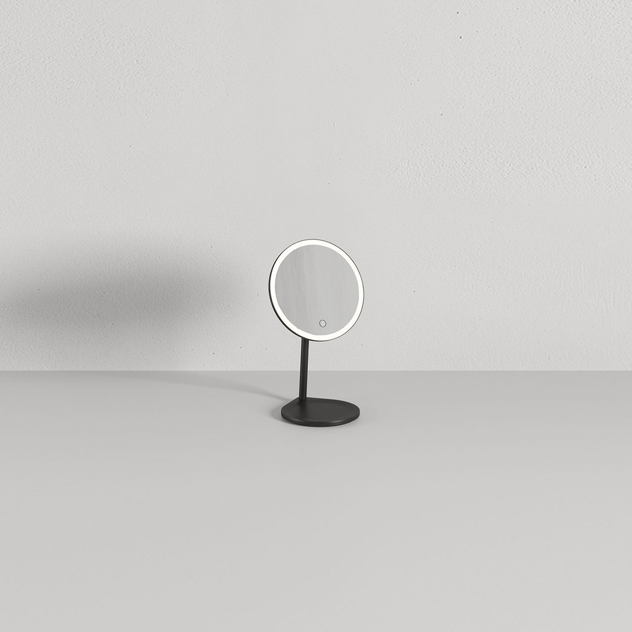 Wall-mounted mirror - Lens - Rexa Design - table / contemporary / round