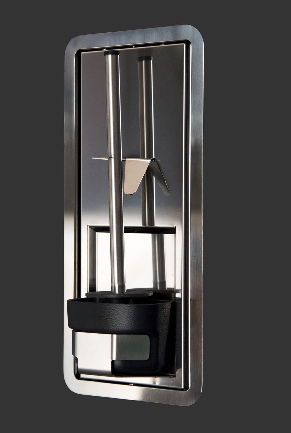 Stainless steel toilet brush holder - TINO TS01 - Componendo - built-in