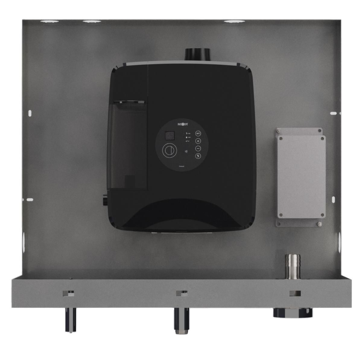 Electronic hand dryer - MUMO - NOFER - free-standing / stainless steel ...