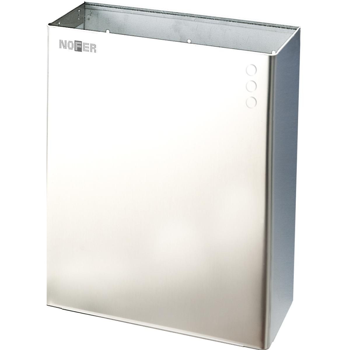 Wall-mounted trash can - 14077.B - NOFER - stainless steel / painted ...