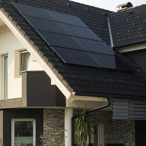 Monocrystalline PV panel - DUPLEX - BISOL - colored / for roof