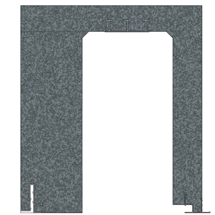 Polystyrene roll-up shutter lintel - BSO 28 H 32 - FIXOLITE - for ...