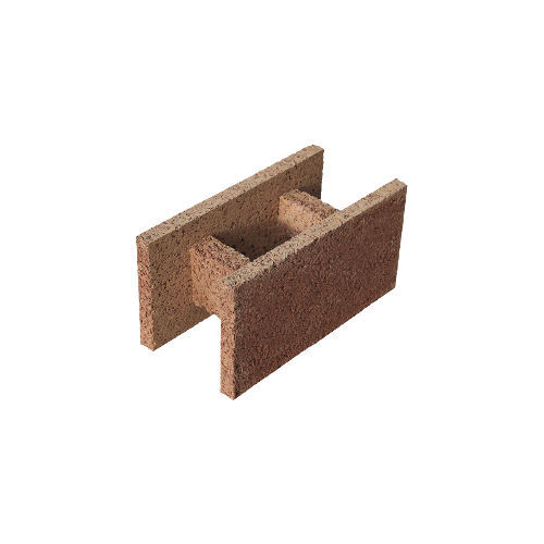 Polystyrene formwork block - H 25/18 - FIXOLITE - cement wood / for ...