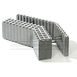 Expanded polystyrene (EPS) formwork block - MCF 35 EI/L - izodom 2000 ...