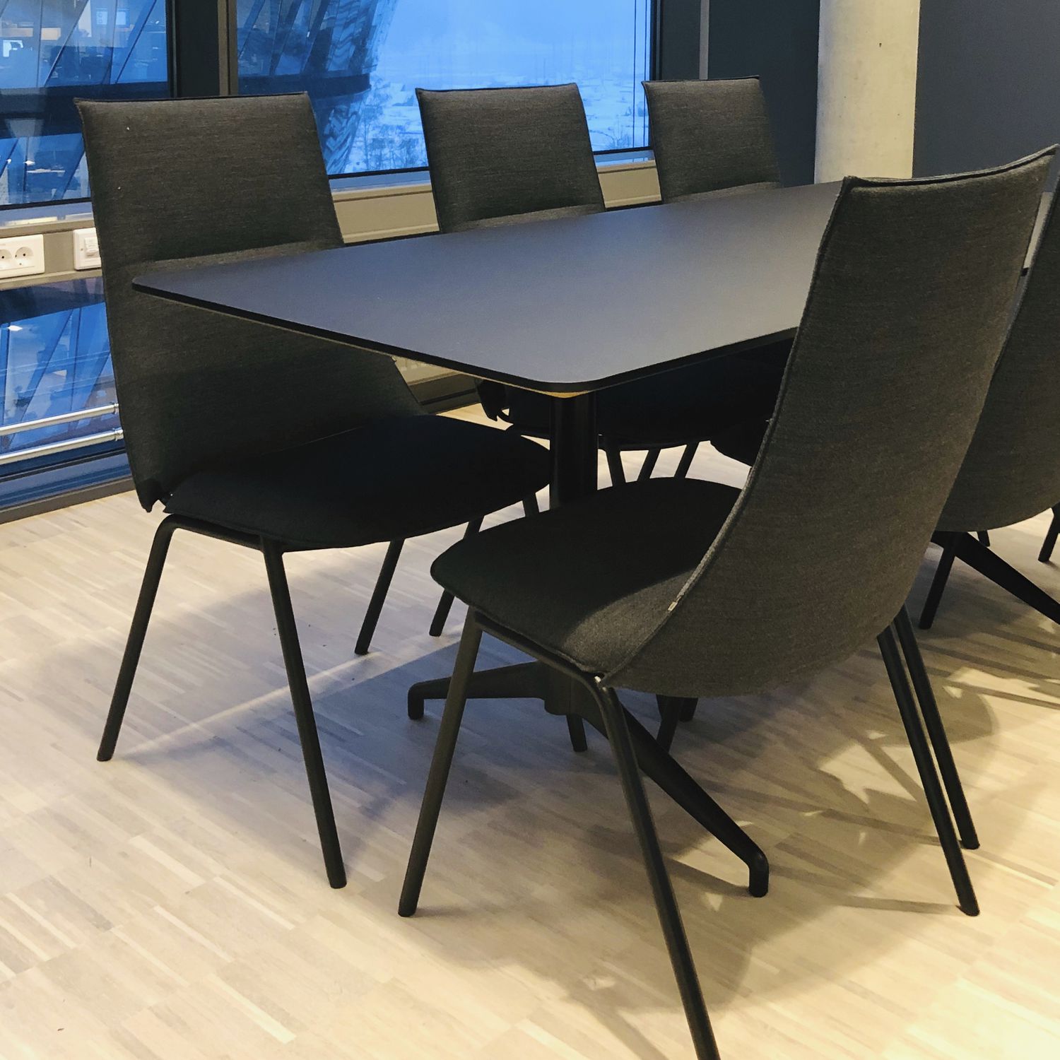 Contemporary visitor chair - FJELL - FORAFORM AS - fabric / upholstered ...