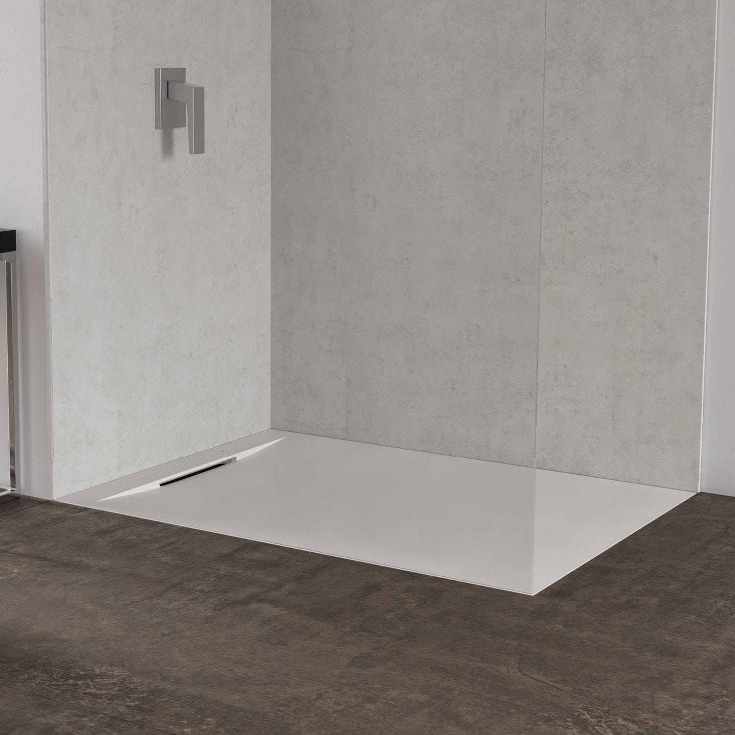Rectangular shower base - CUPRO C - Relax srl - floor level / raised ...