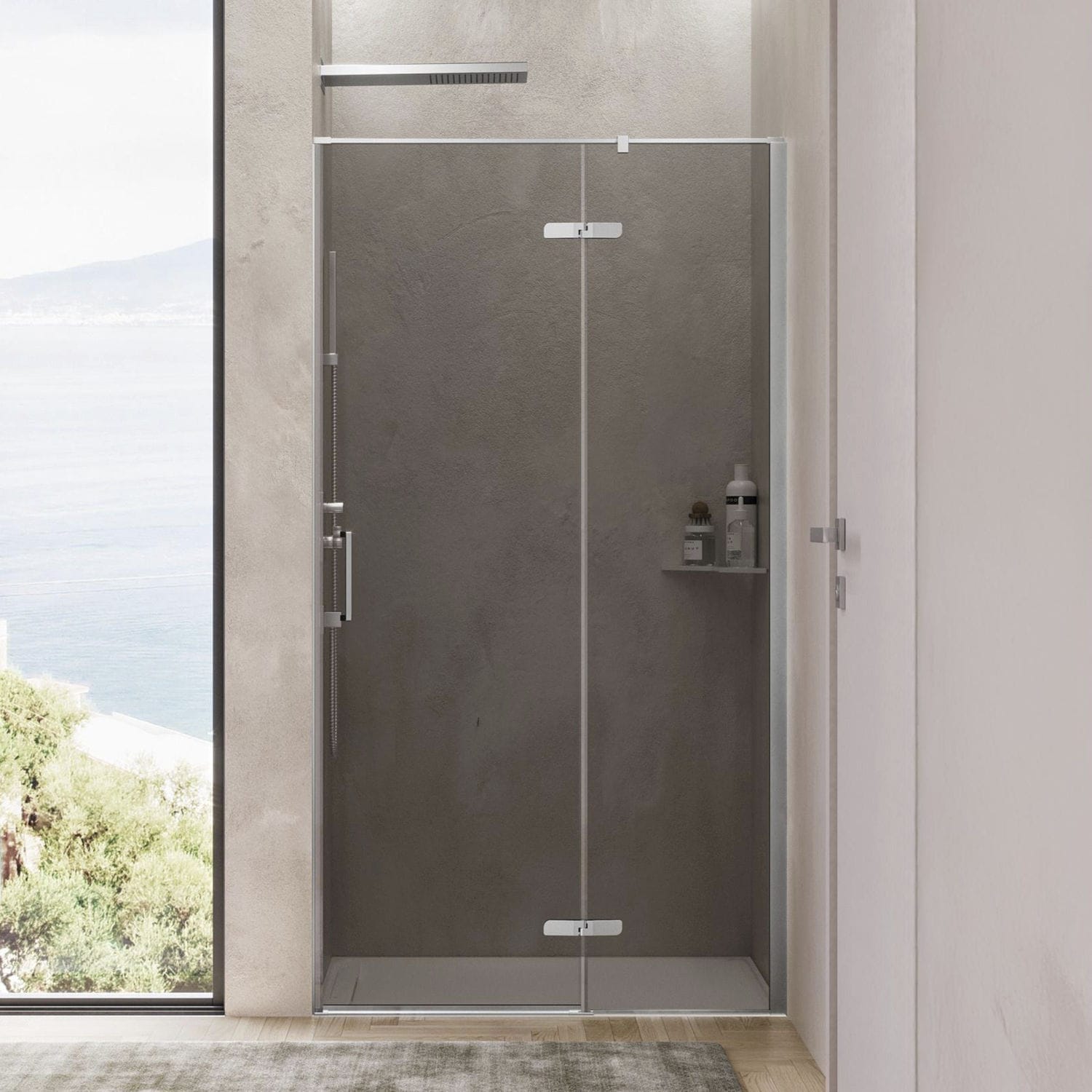 Glass shower cubicle - CARDINE B1 - Relax - with pivot door / for ...