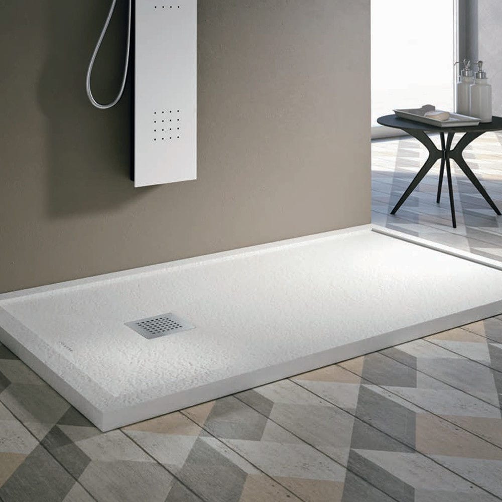 Rectangular shower tray - FORMA RIM - Geromin - raised / built-in / ceramic