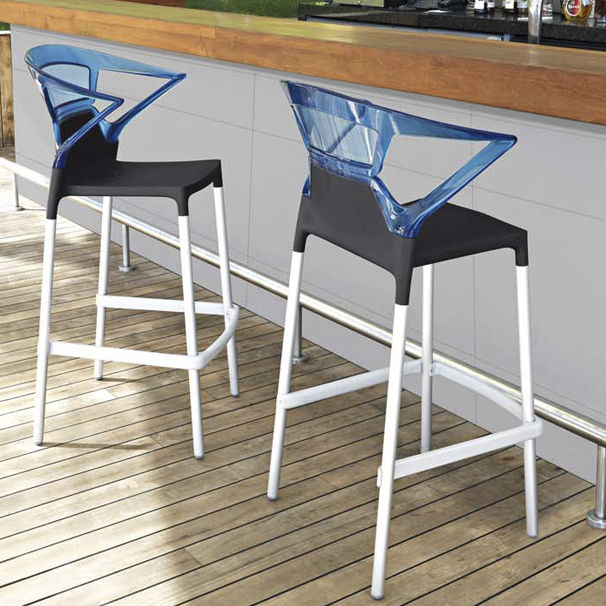 Contemporary bar chair - EGO-K - PAPATYA - polypropylene ...