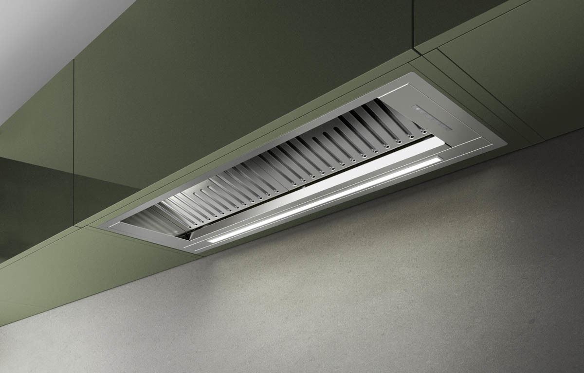 Built-in range hood - HIDE PROFESSIONAL - Galvamet - ducted ...