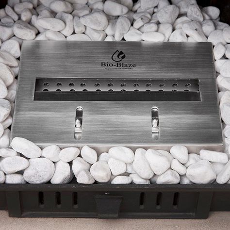 Rectangular bioethanol burner - Bio-Blaze® - contemporary