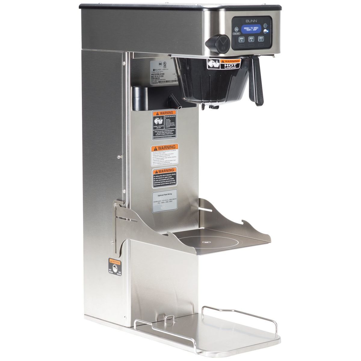 Combined coffee machine - ITCB-DV - Bunn-O-Matic Corporation ...