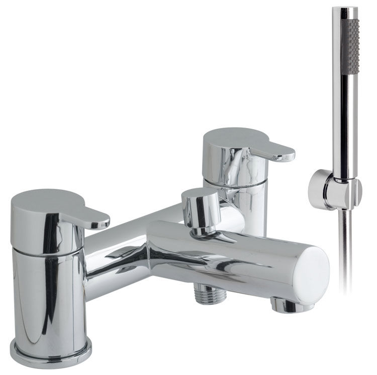 Bathtub mixer tap - SENSE : SEN-130+K-C/P - VADO - shower / deck ...