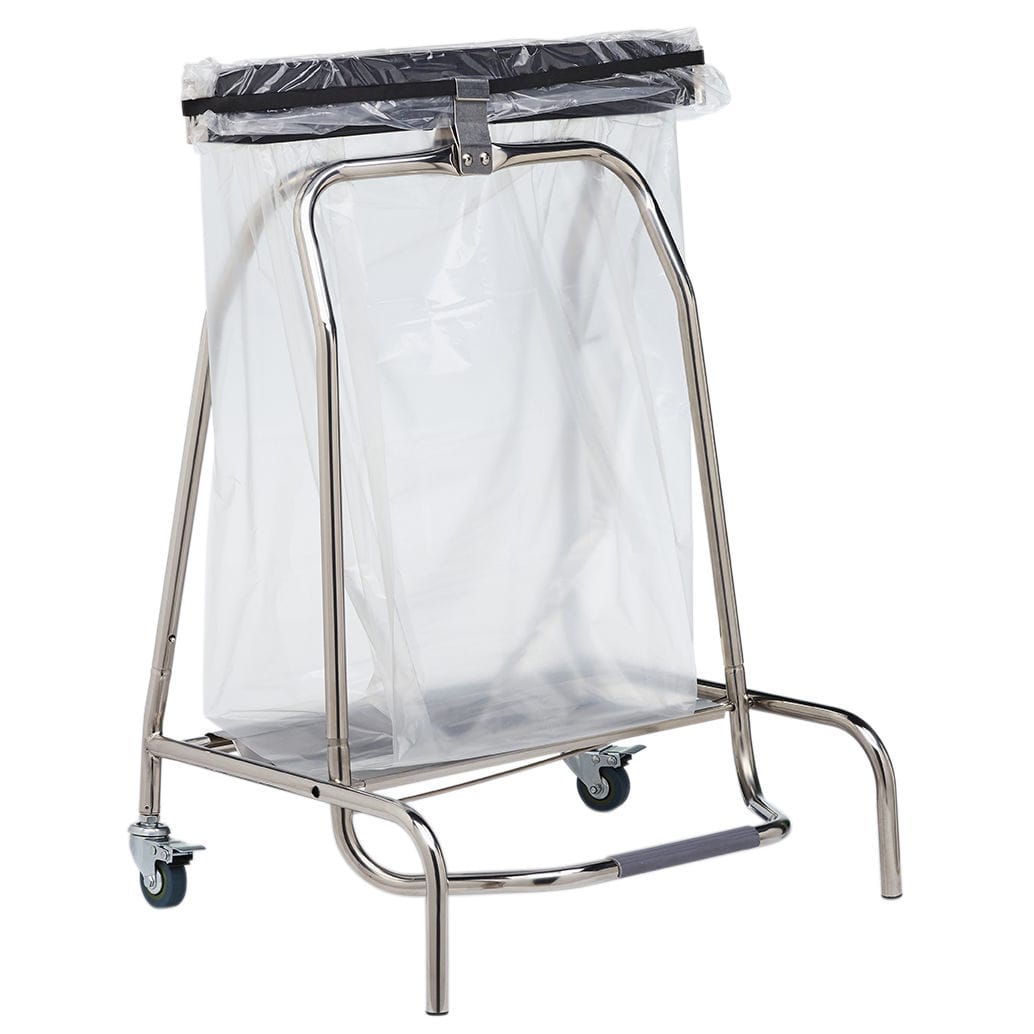 Sanitary facility trash bag holder - HERMIX - ROSSIGNOL - stainless ...