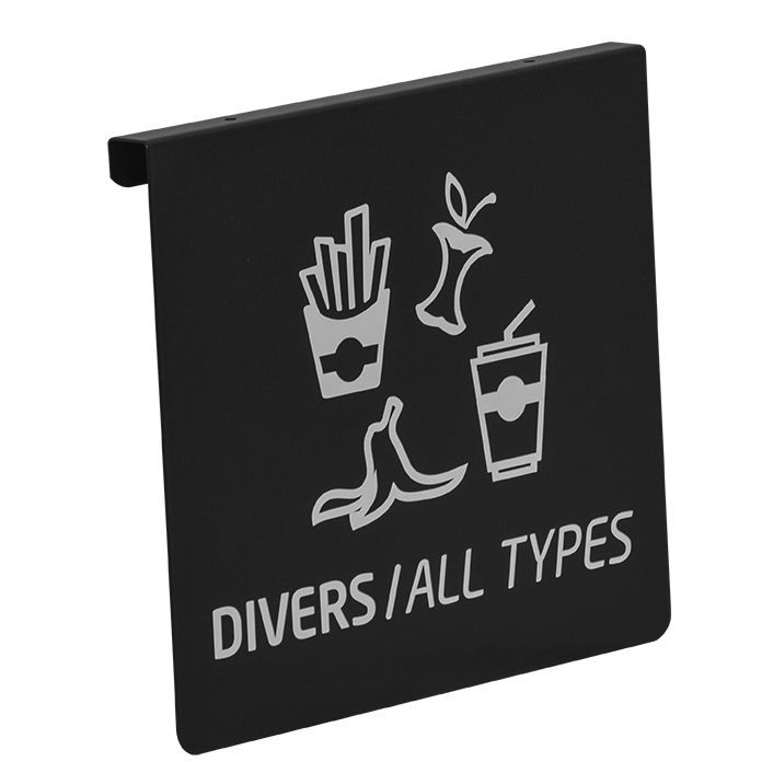 Fixed signage plate - TUBAG - ROSSIGNOL - metal / urban