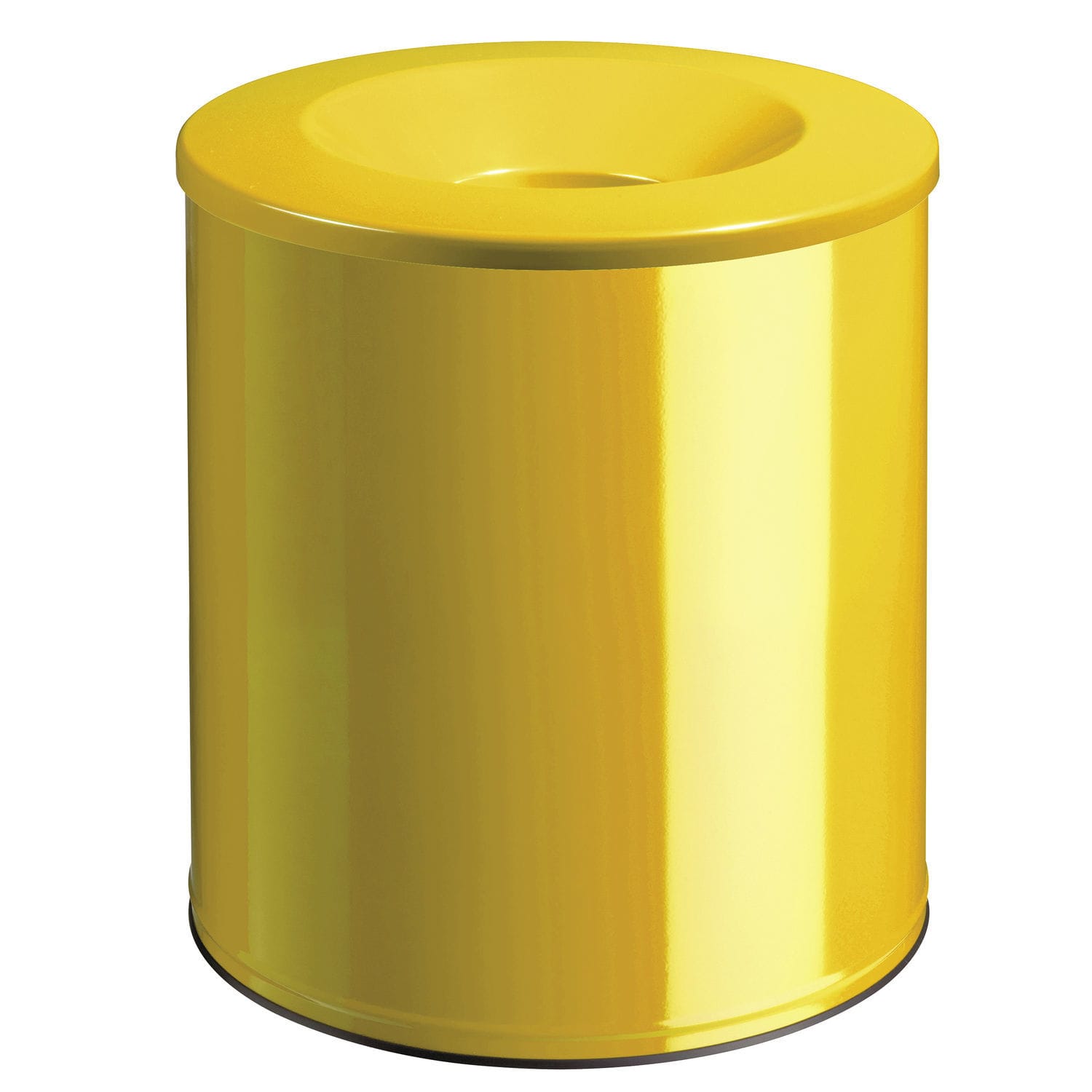 Metal trash can - NEO - ROSSIGNOL - fireproof / with lid / indoor