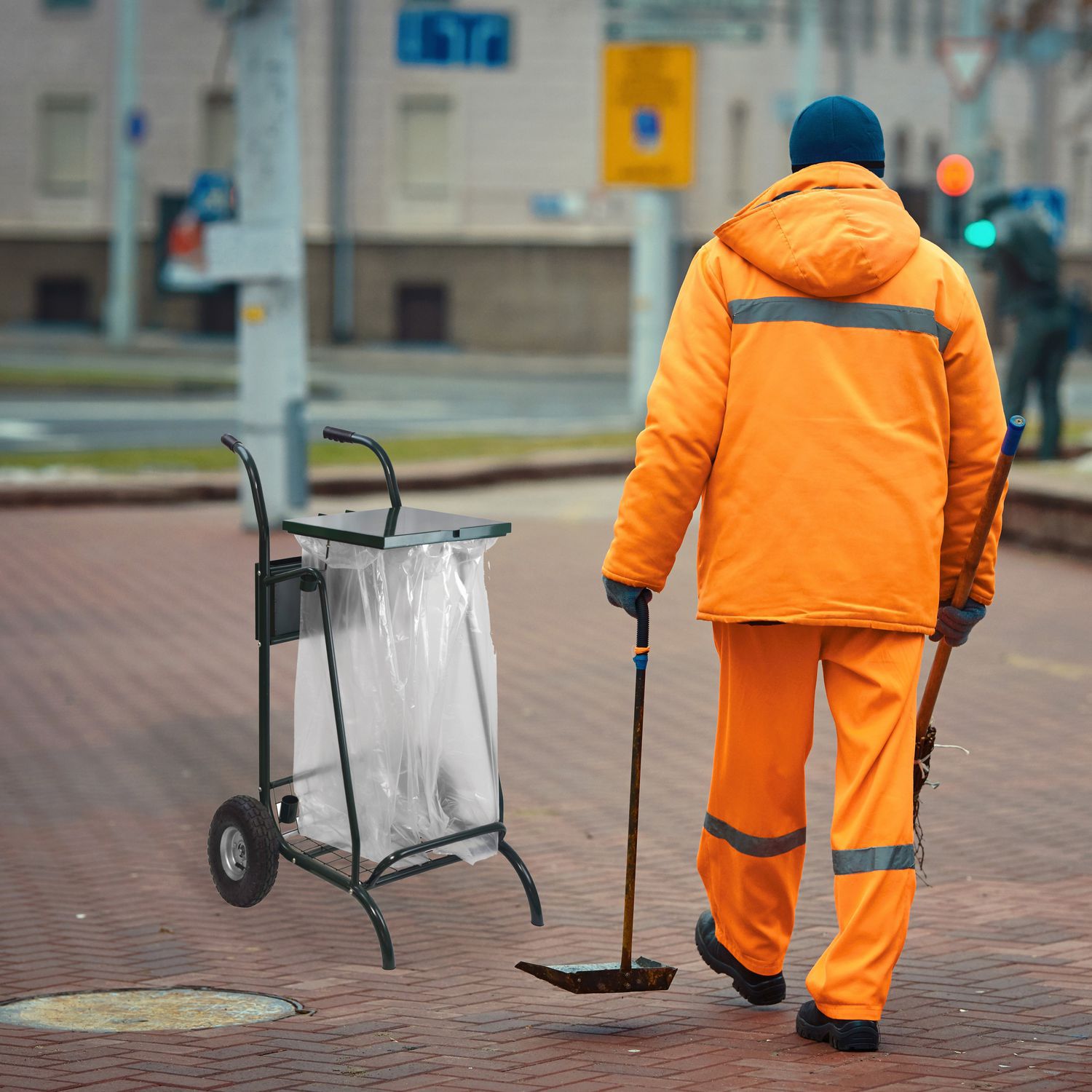 Waste trolley - MOBISAC - ROSSIGNOL - commercial / made from recycled ...
