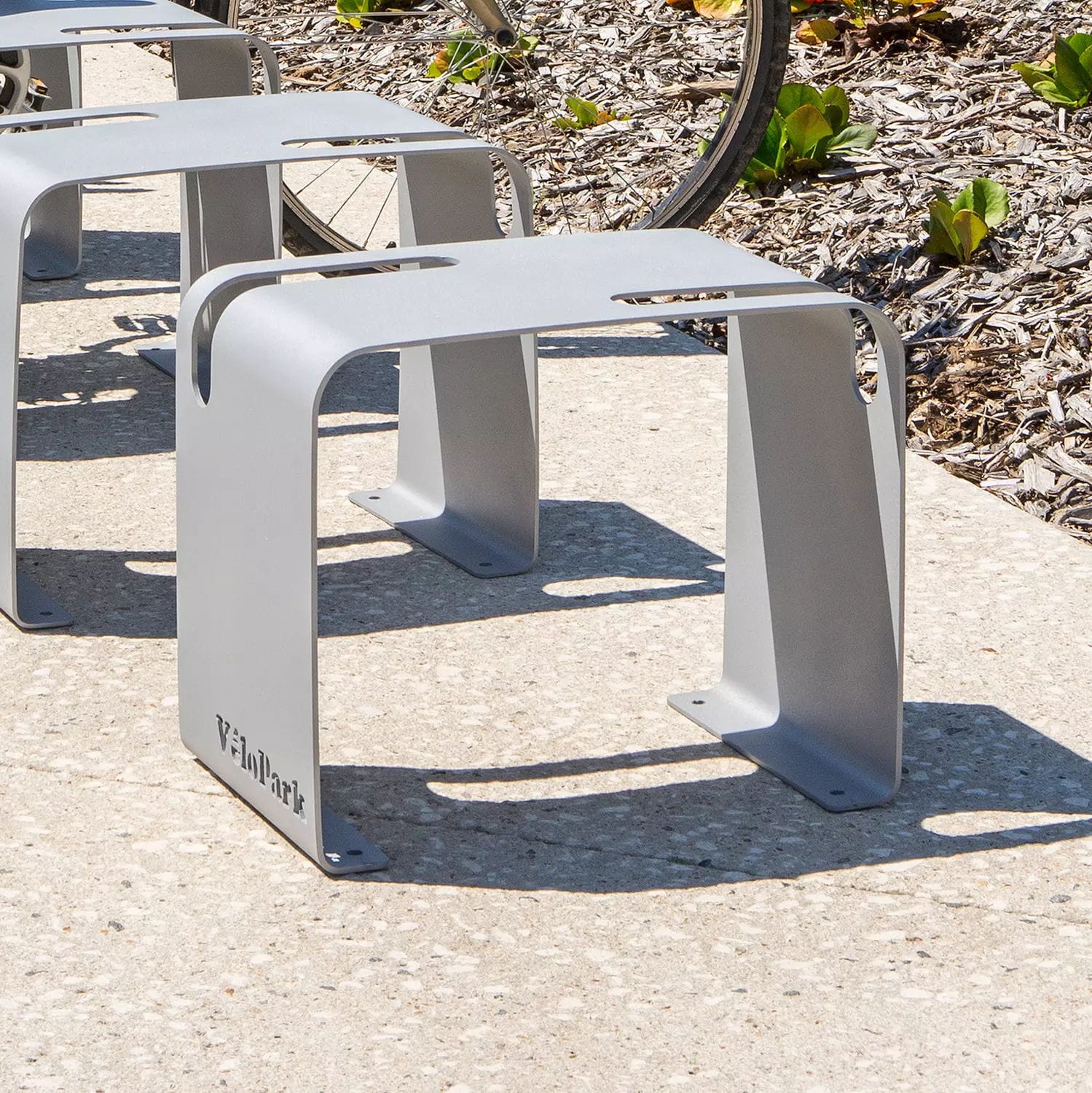 Floor-mounted bike rack - VÉLOPARK - Concept Urbain - secure / for ...