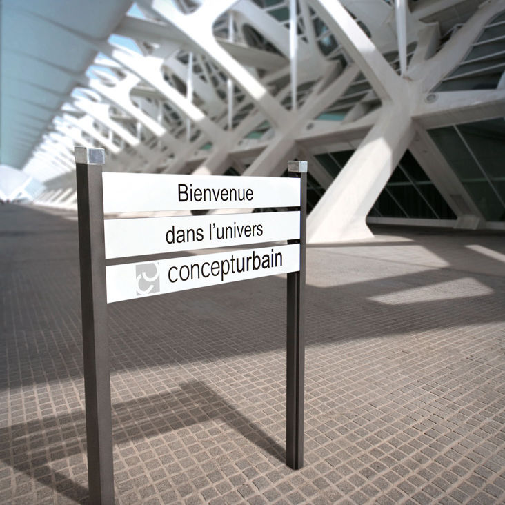 Public space information panel - IMAWA - Concept Urbain