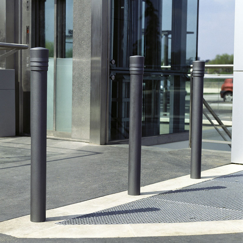 Security post - VESTA D100 - Concept Urbain - aluminum / steel ...