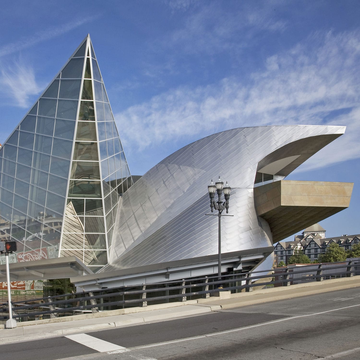Panel cladding - TAUBMAN MUSEUM - A. Zahner - zinc / stainless steel ...
