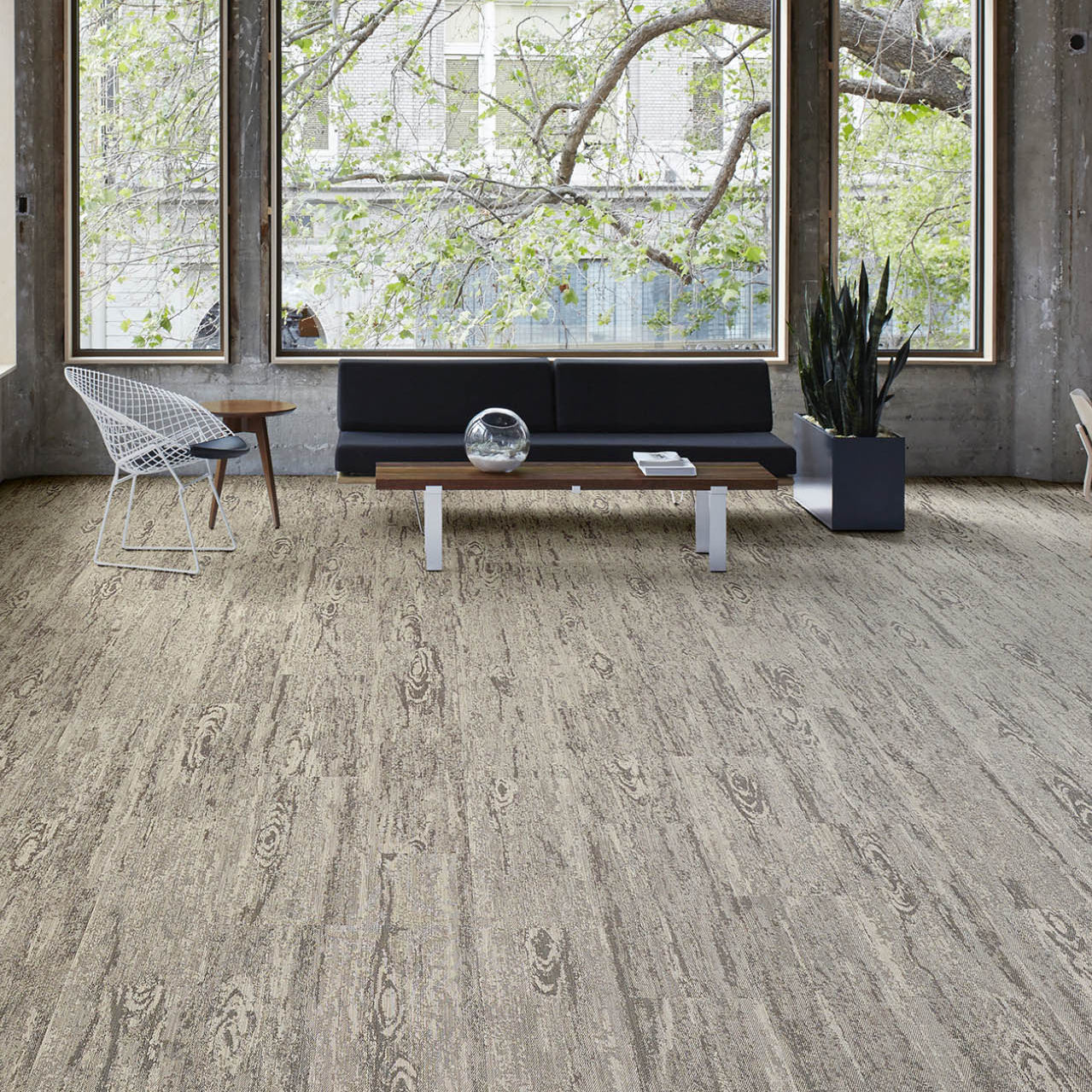 Vinyl flooring - SILVA OLIVE - 2TEC2 - fiberglass / PET / indoor