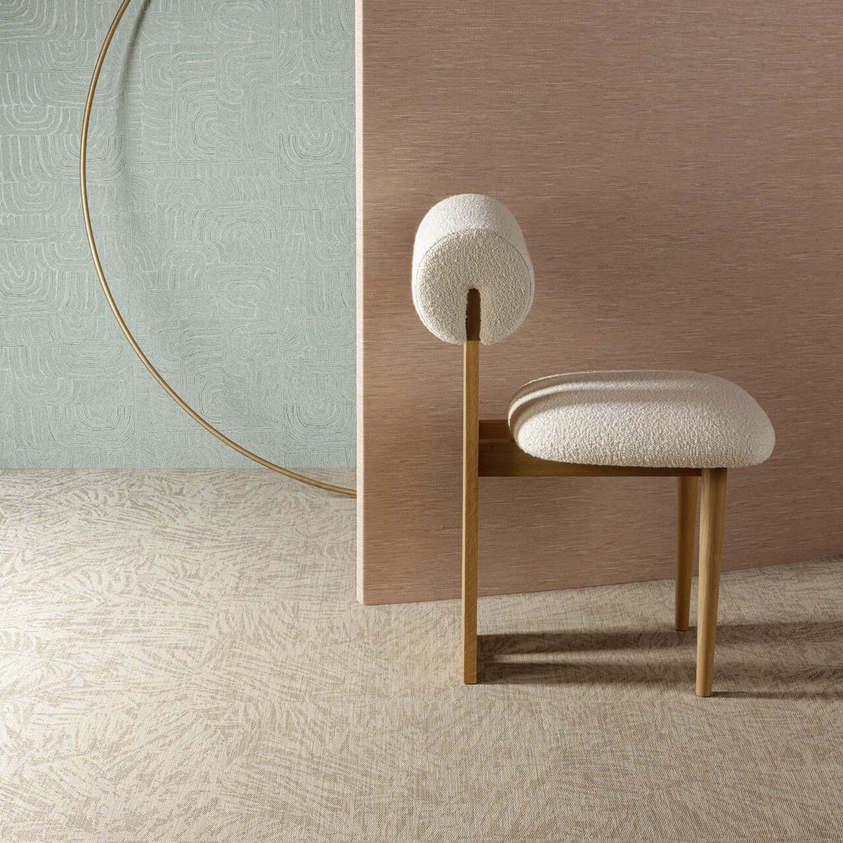 Vinyl flooring - PALMA SAND - 2TEC2 - fiberglass / PET / indoor