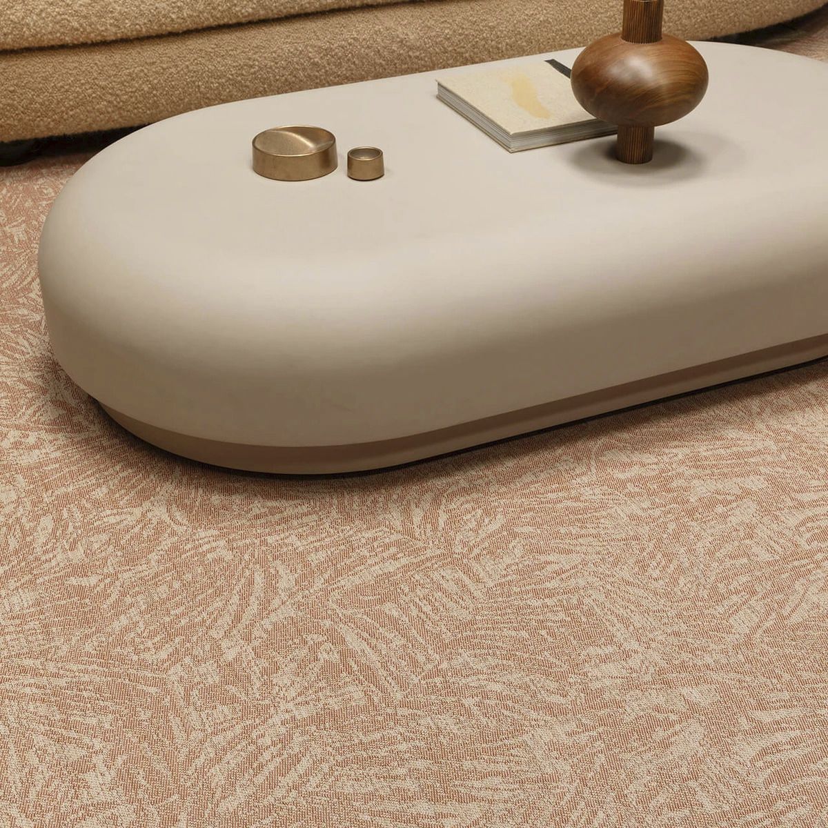 Vinyl flooring - PALMA SIENNA - 2TEC2 - fiberglass / PET / indoor
