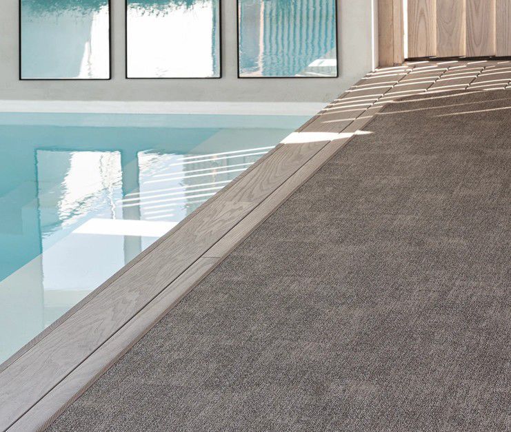 Contemporary rug - HYBRID LYRA - 2TEC2 - patterned / fiberglass / vinyl