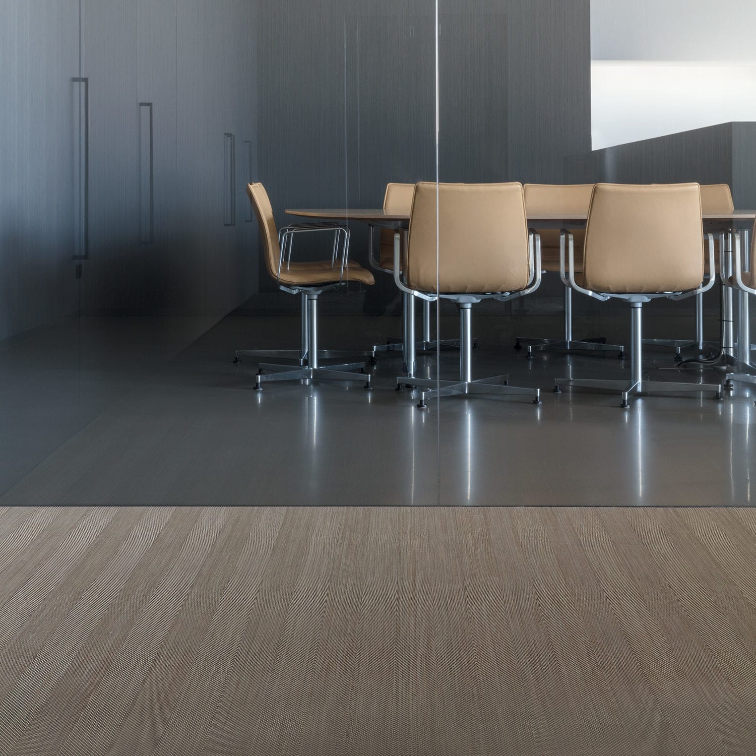 Vinyl flooring - HERRINGBONE DUNE - 2TEC2 - fiberglass / indoor / for ...