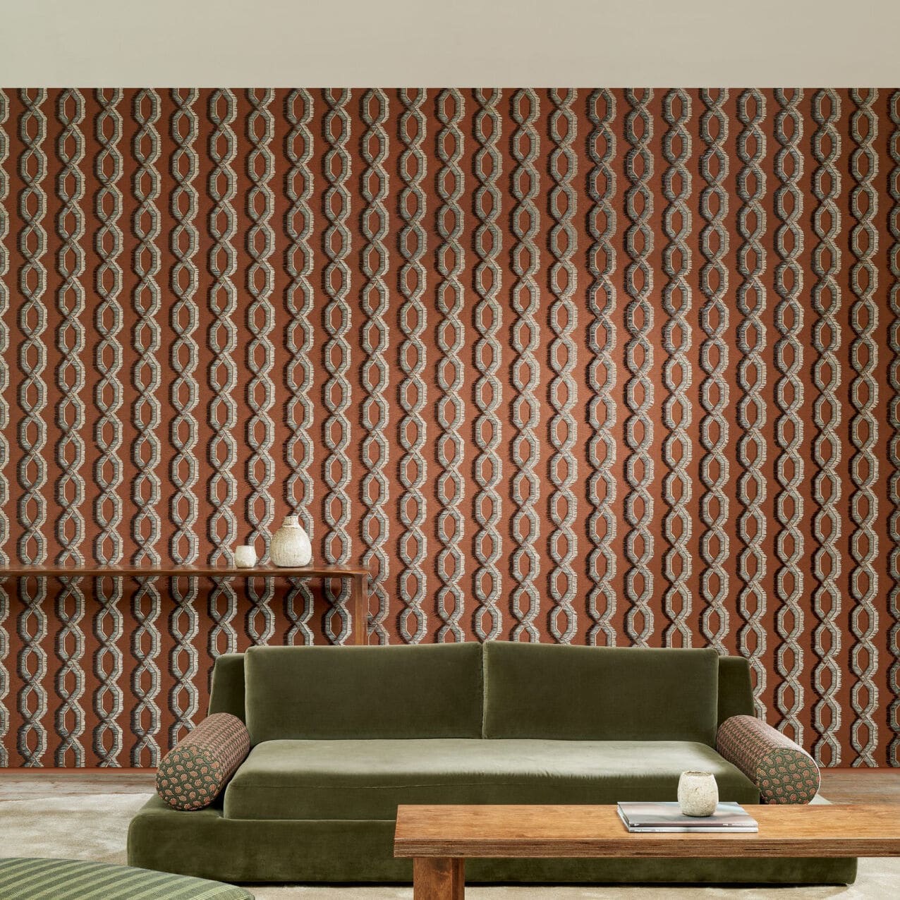 Wall-covering on non-woven backing - FRANGES - ARTE - interior ...