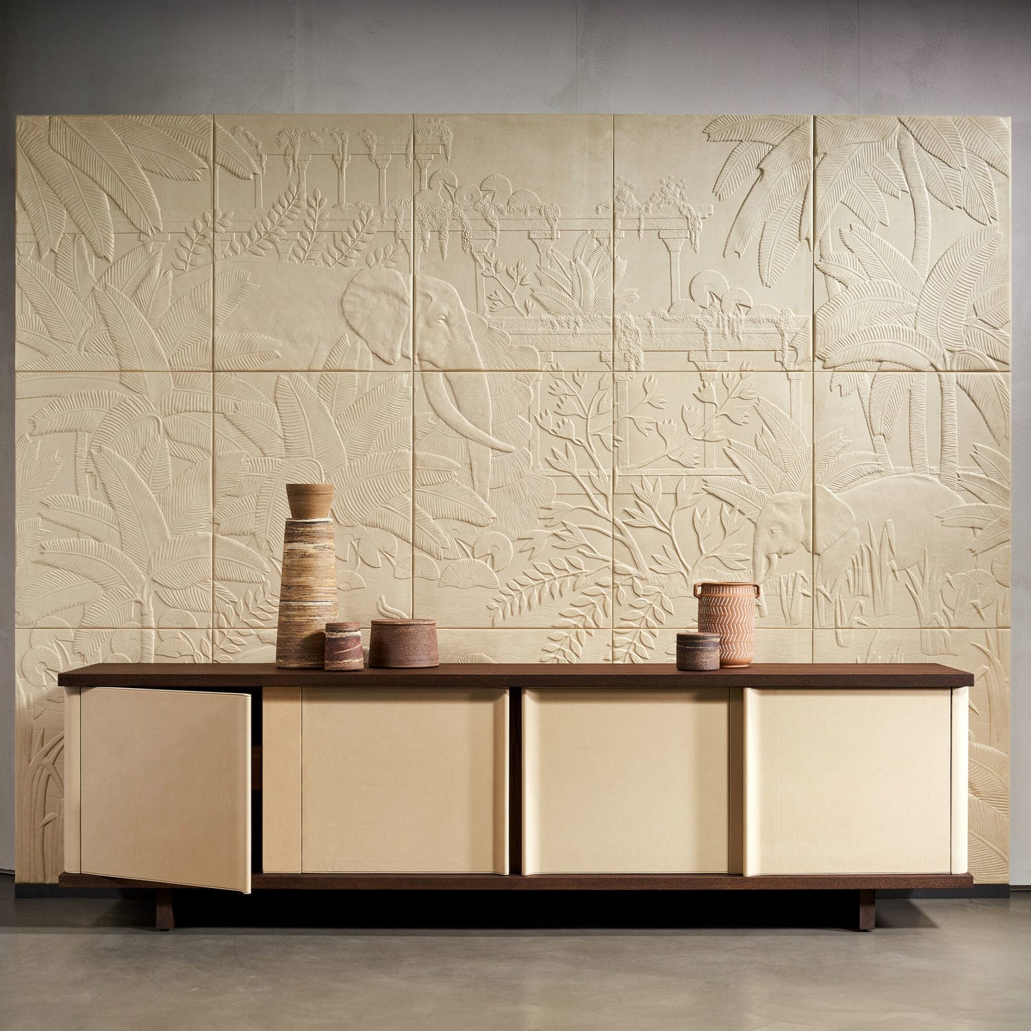Wall-covering on non-woven backing - BETWEEN RIVERS - ARTE - interior ...