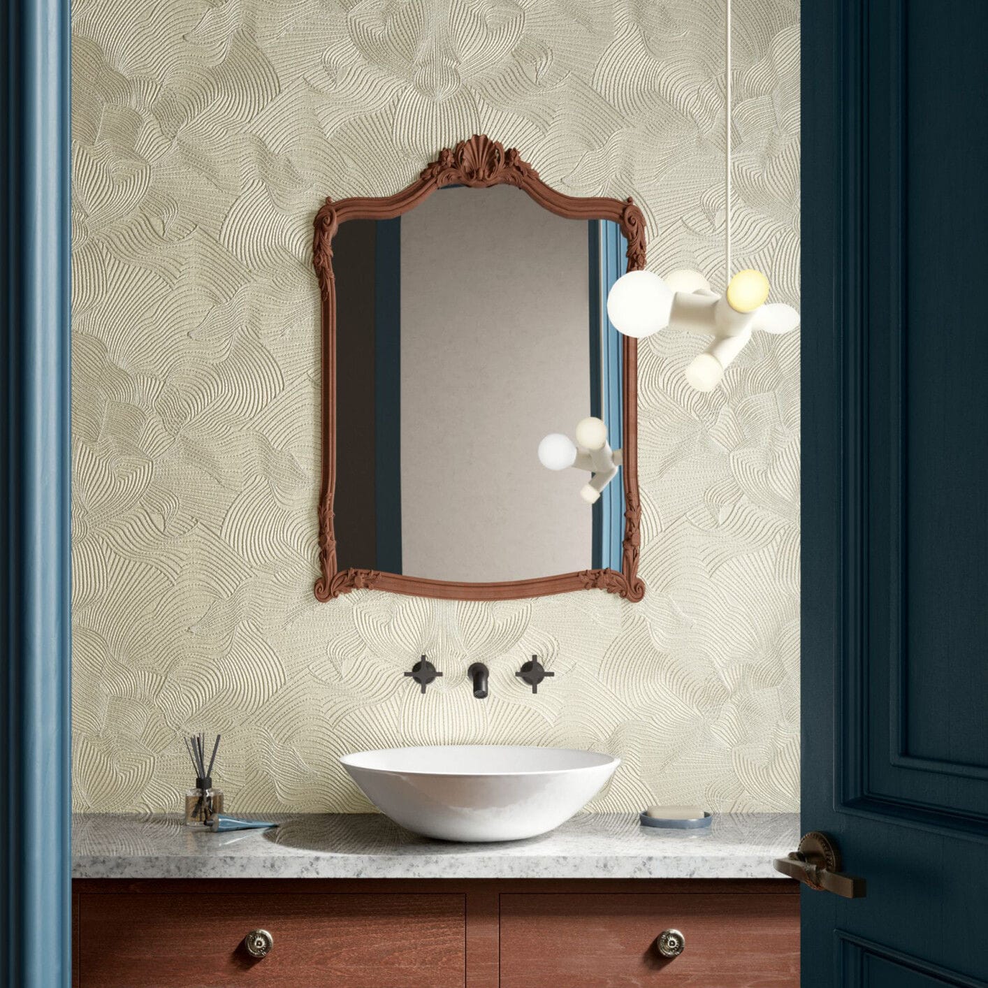 Wall-covering on non-woven backing - Techno Bee Embroidered - ARTE ...