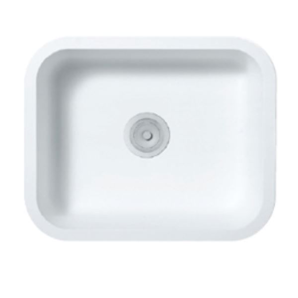 Single-bowl kitchen sink - A1231 - Staron Solid Surfaces - without ...
