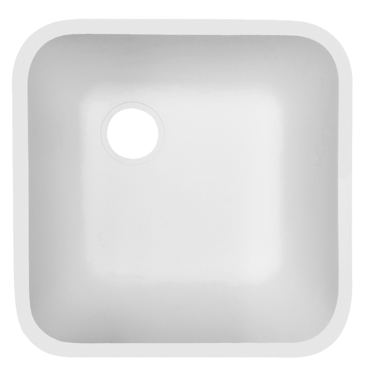 Single-bowl kitchen sink - B1160 - Staron Solid Surfaces - without ...