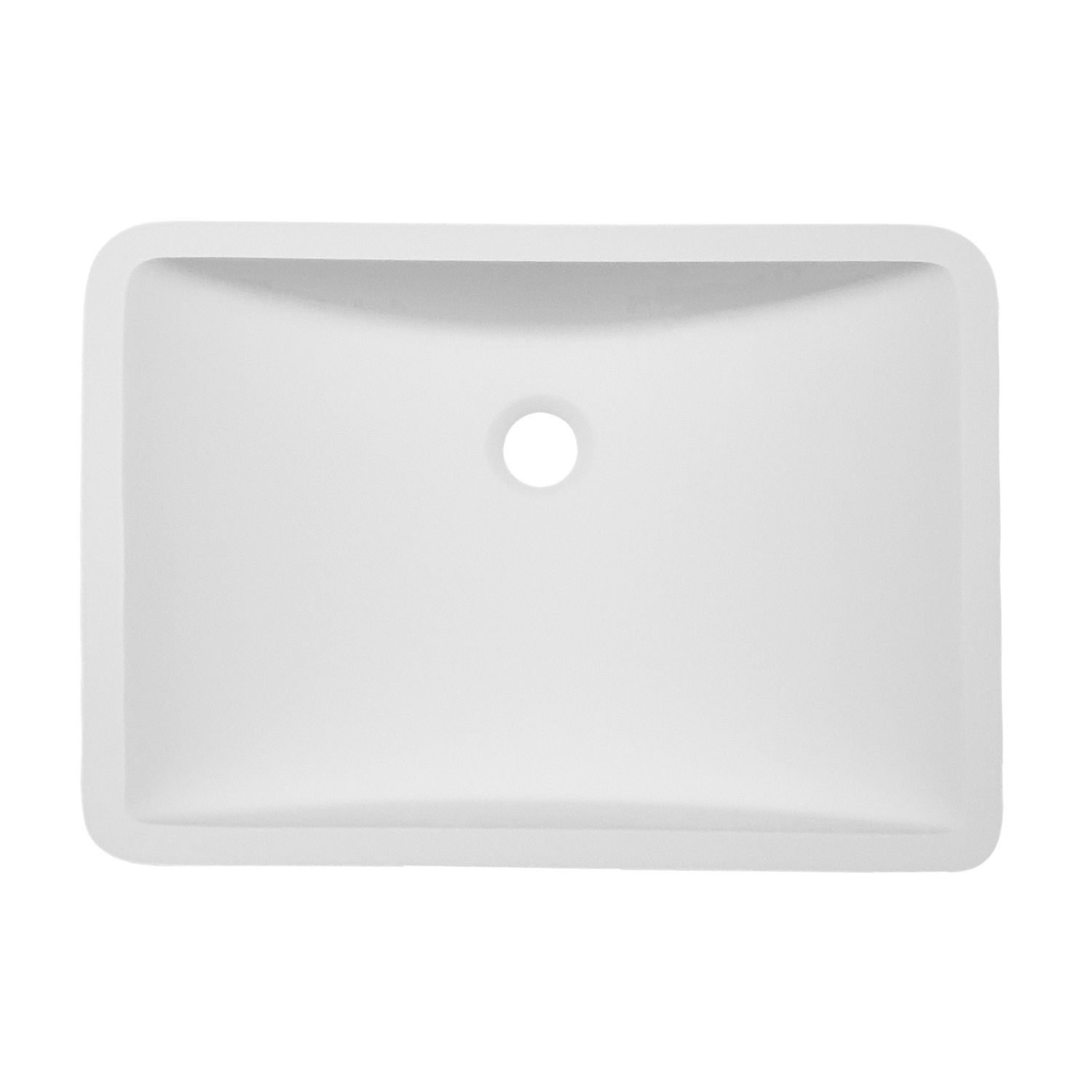 Countertop hand basin - B3192 - Staron Solid Surfaces - integrated ...