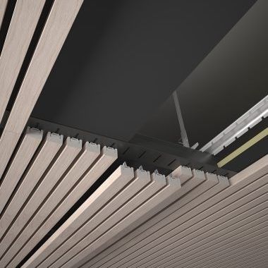 Aluminium fastening system - LINEAR RIB - Gustafs Scandinavia AB - for ...