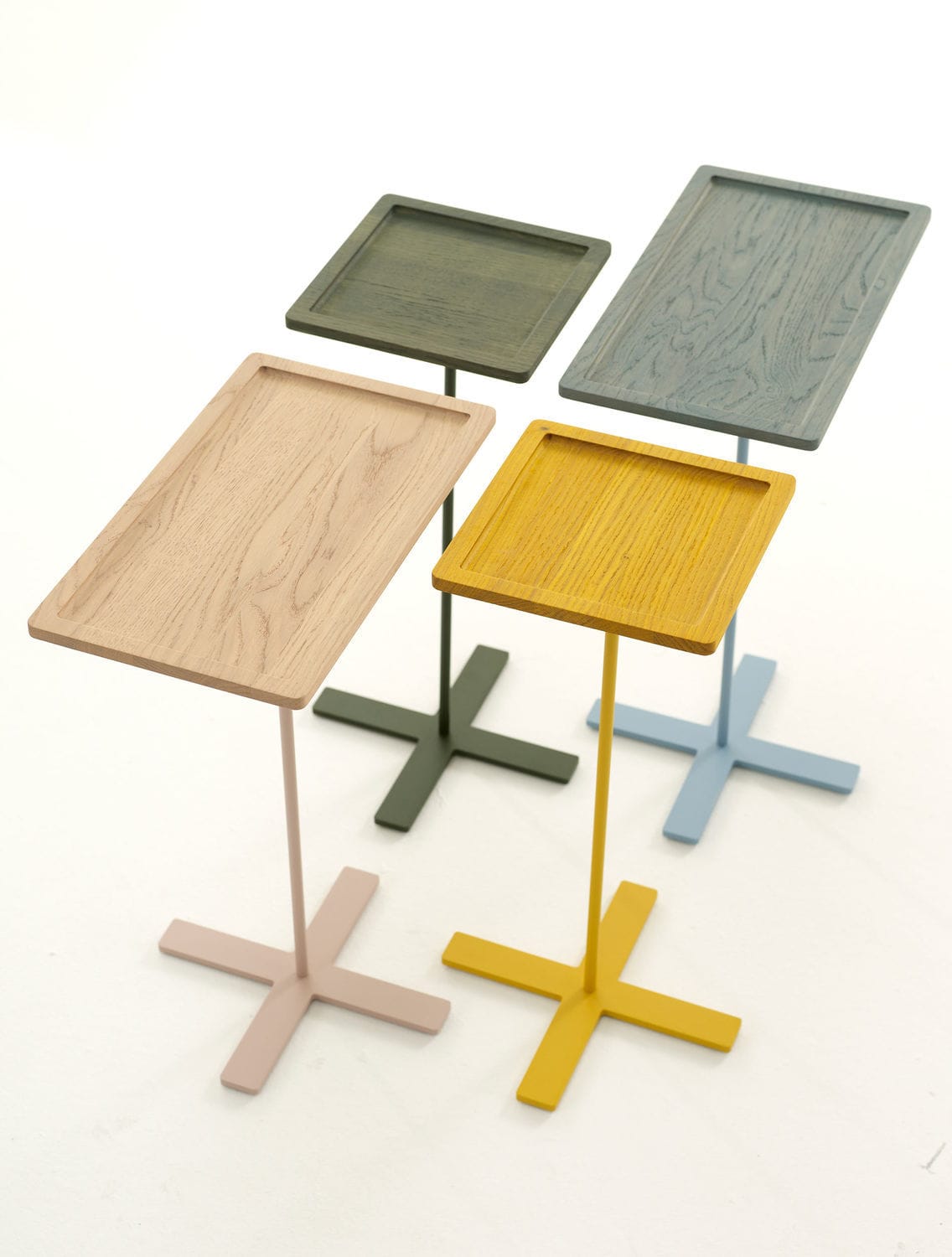 Contemporary side table - STANDBY - Arco - wooden / rectangular / square