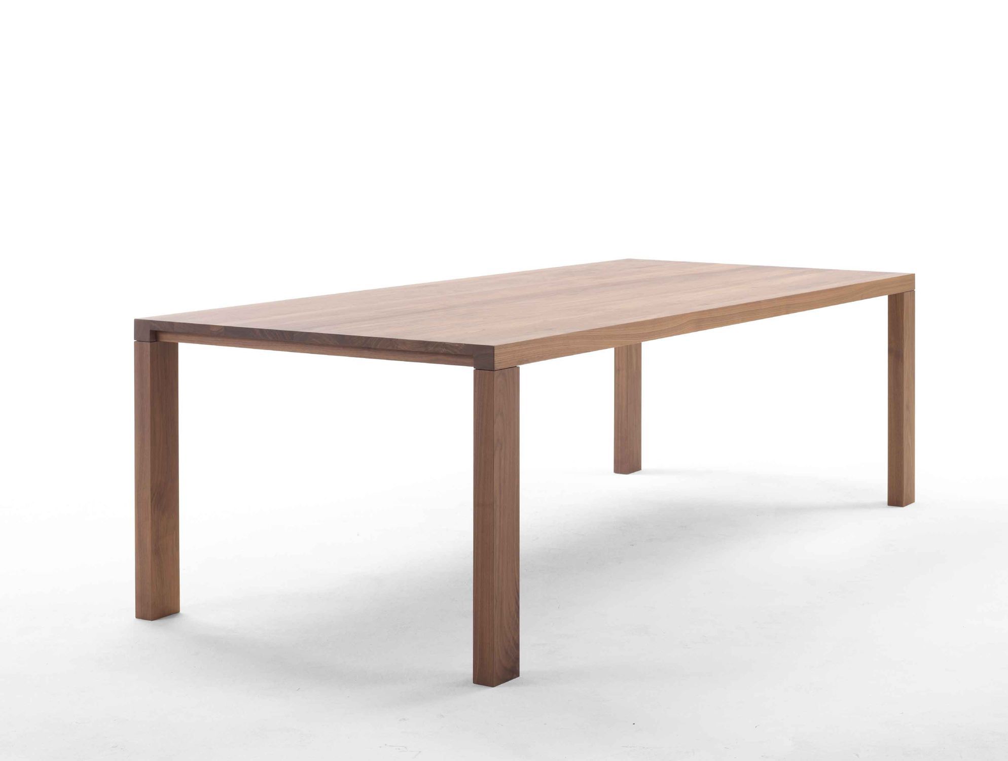 Contemporary table - ESSENZA - Arco - solid wood / rectangular