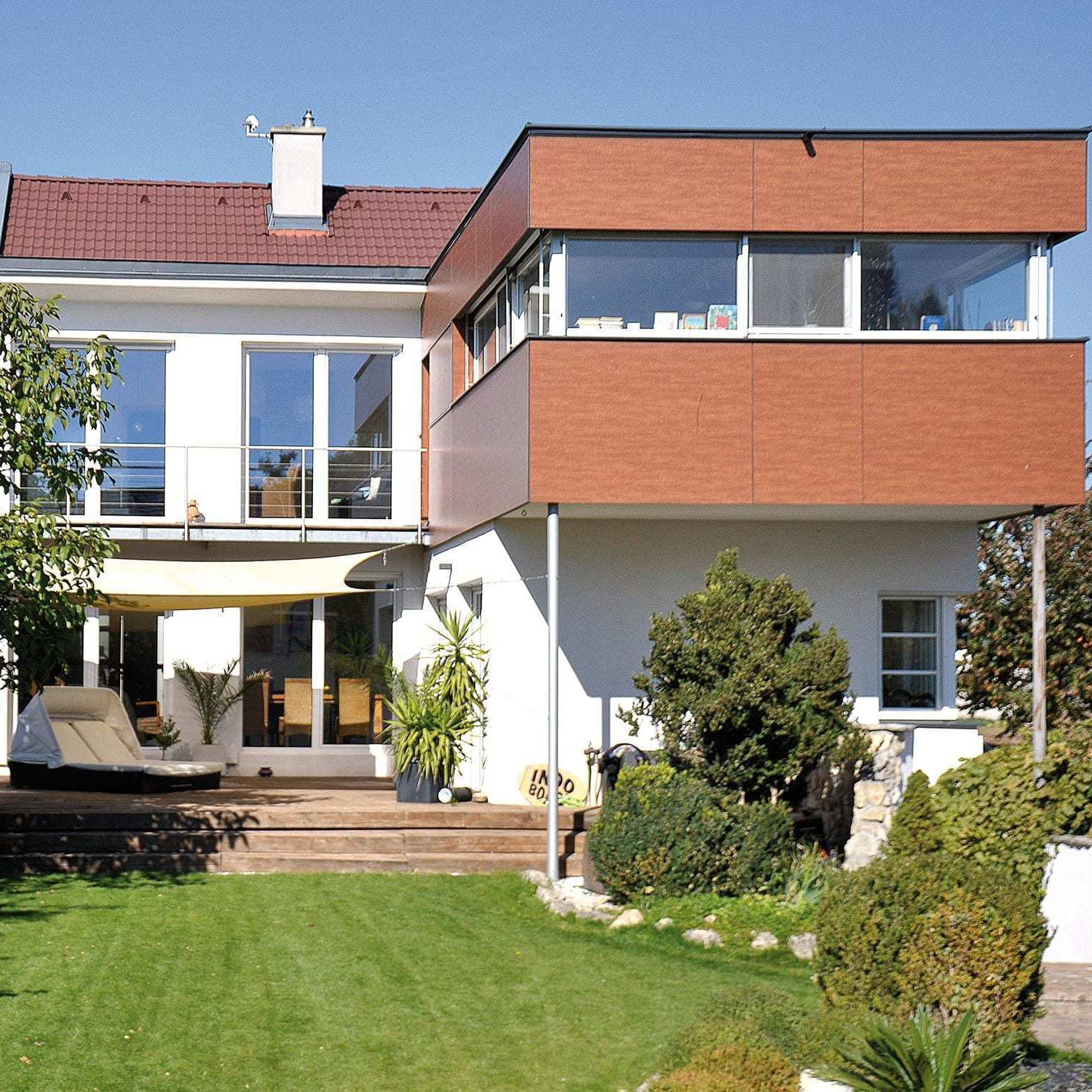 Sliding window - STANDARD - Trocal - glass / PVC / triple-glazed