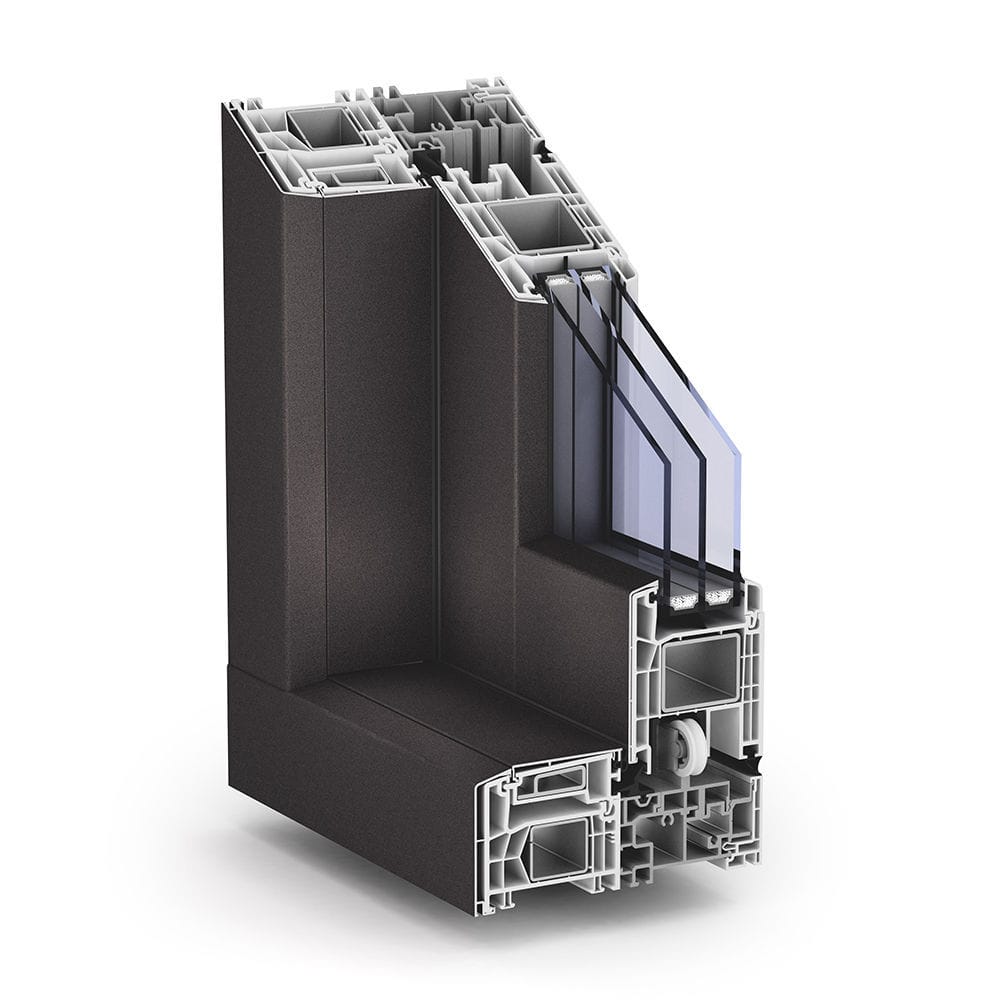 Aluminum sliding system - ALUCLIP - Trocal - door / window
