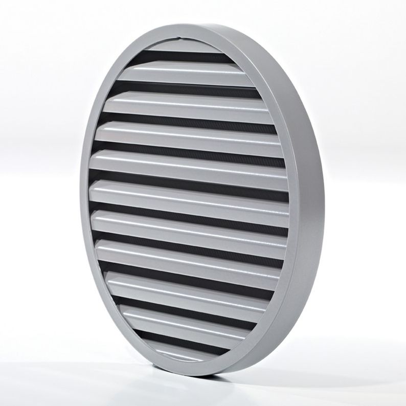Aluminum ventilation grill - DUCOGRILLE SOLID MR 30Z - Duco - round ...