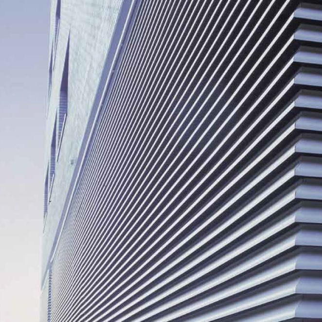 Panel cladding - DUCOWALL CLASSIC W 90HP - Duco - aluminum / ribbed ...